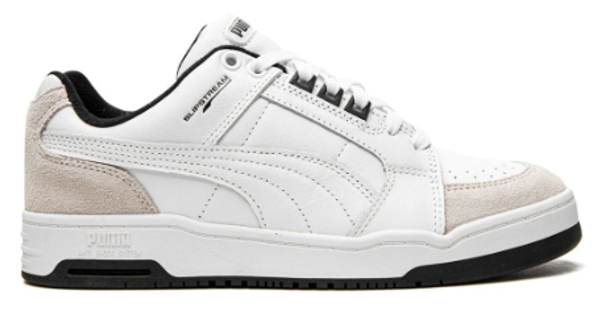 Puma White Slipstream Lo Retro Sneakers | WHAT’S ON THE STAR?