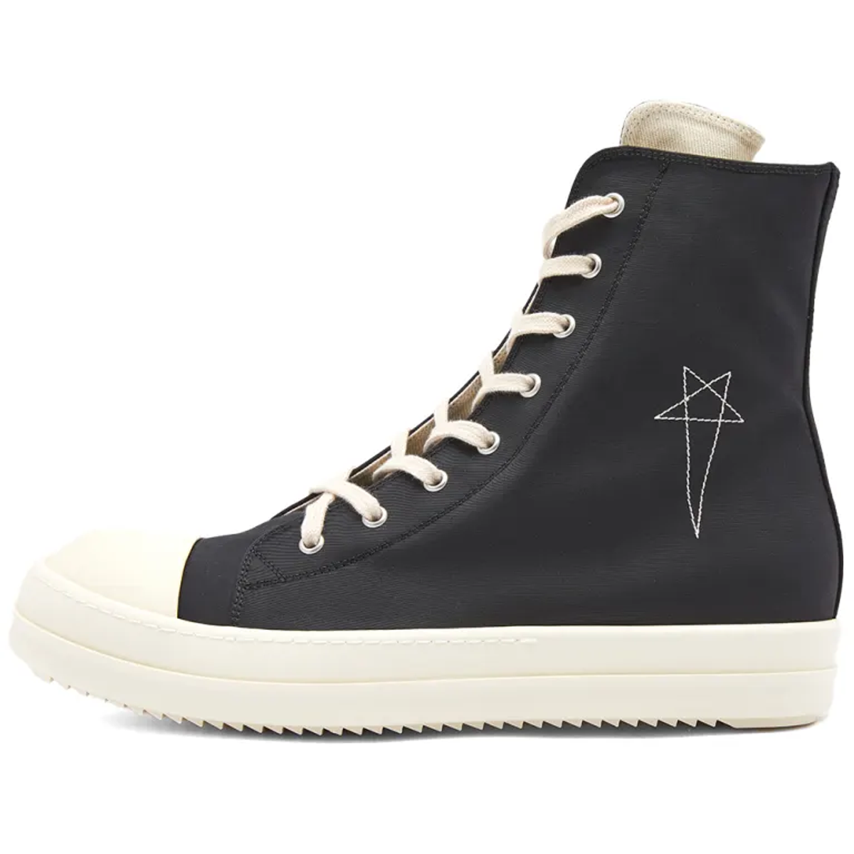 Rick Owens × Champion Black Milk Pentagram Logo Sneakers | WHAT’S ON ...