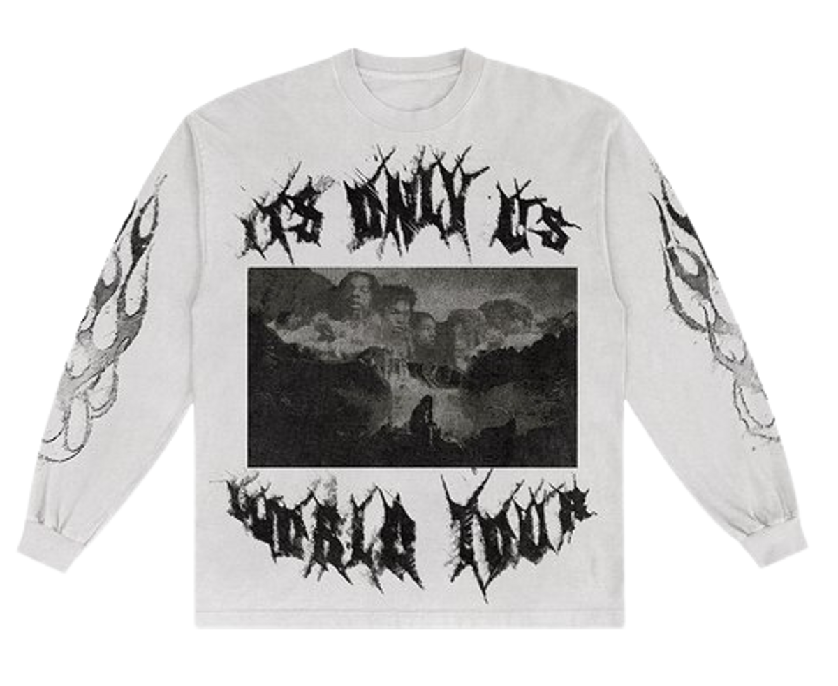 Lil Baby Merch White Logo Longsleeve | WHAT’S ON THE STAR?