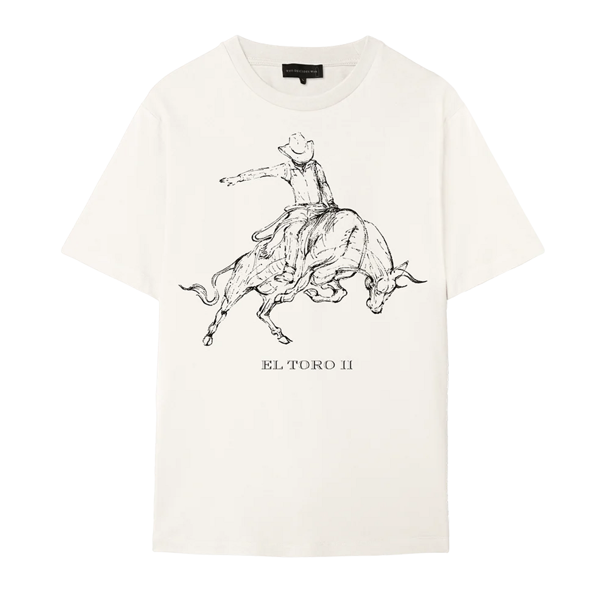 Who Decides War × EST Gee Merch Cream Scetch T-Shirt | WHAT’S ON THE STAR?