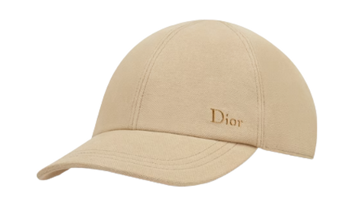 Dior Beige Cotton Baseball Cap | WHAT’S ON THE STAR?