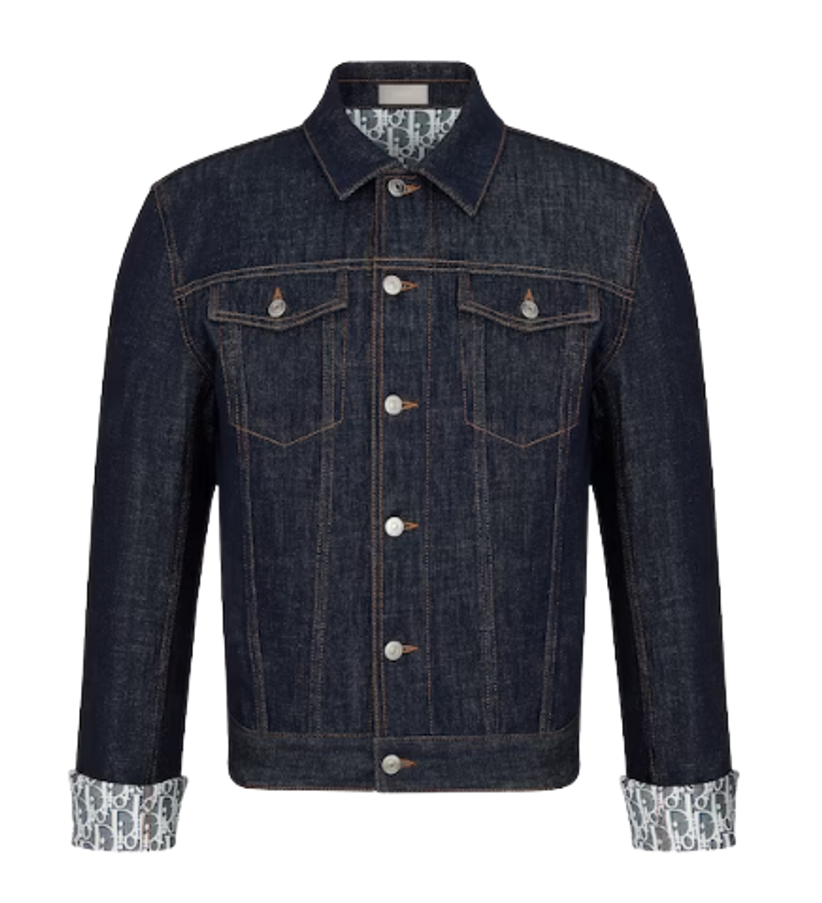Dior Blue Raw Cotton Denim Oblique Jacket | WHAT’S ON THE STAR?