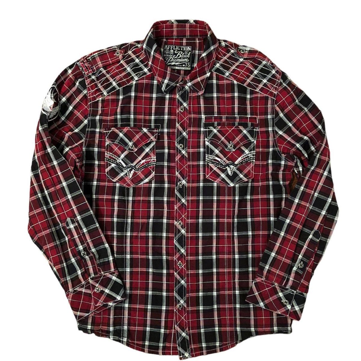 Affliction Clothing Flannel Shirt | WHAT’S ON THE STAR?