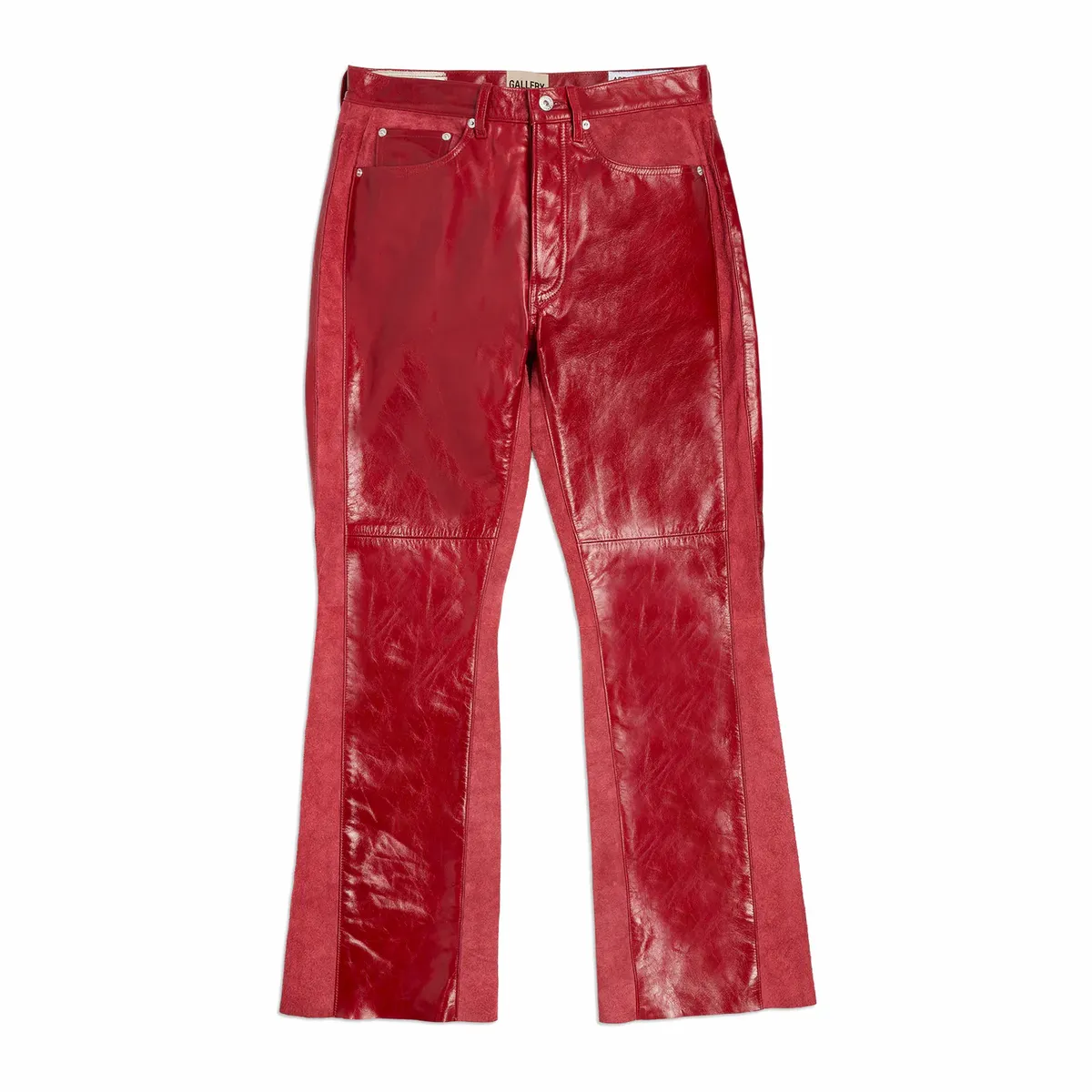 Gallery Dept. Red Leather Bronco Pants | WHAT’S ON THE STAR?
