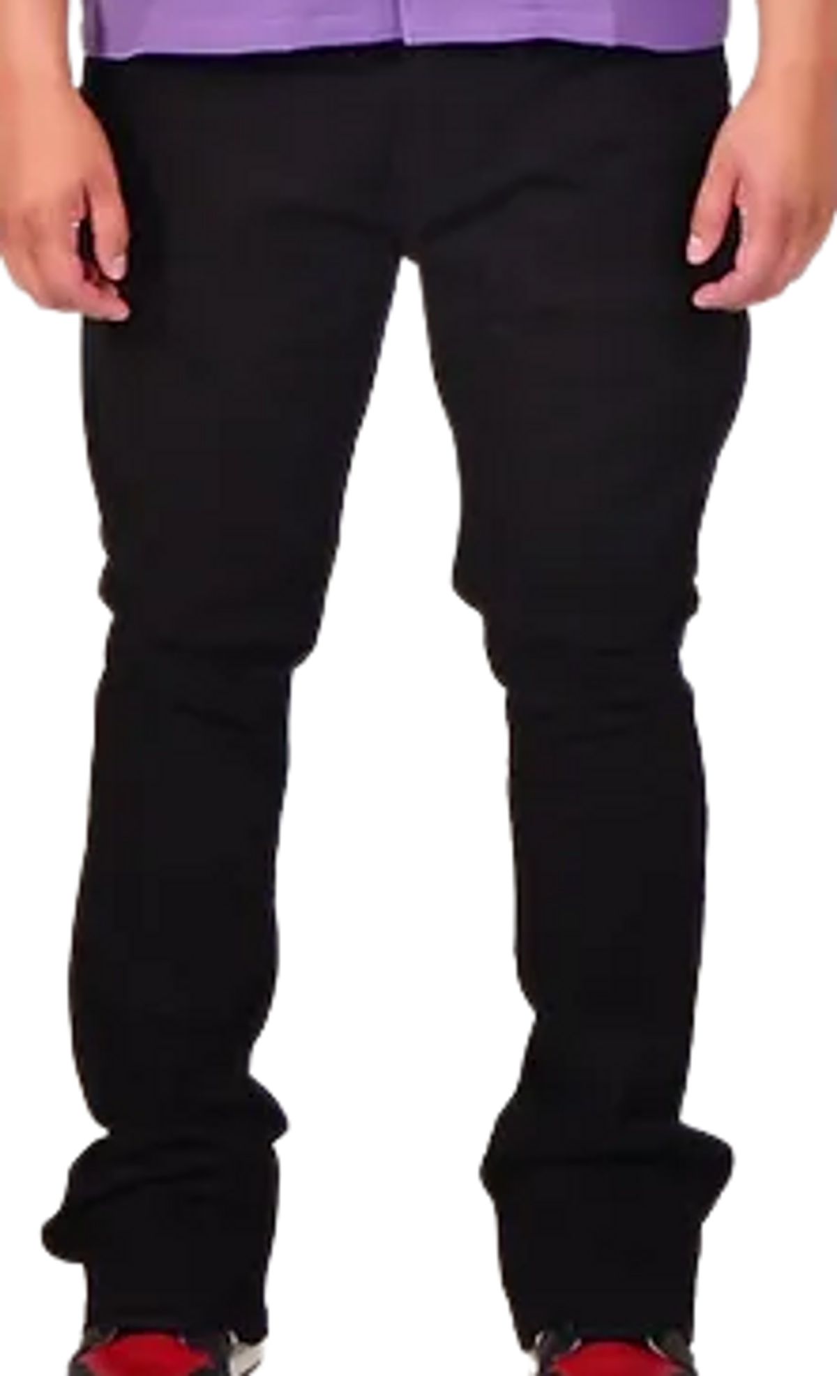 The Vision Clothing Co. Black Flared Logo Denim Jeans | WHAT’S ON THE STAR?