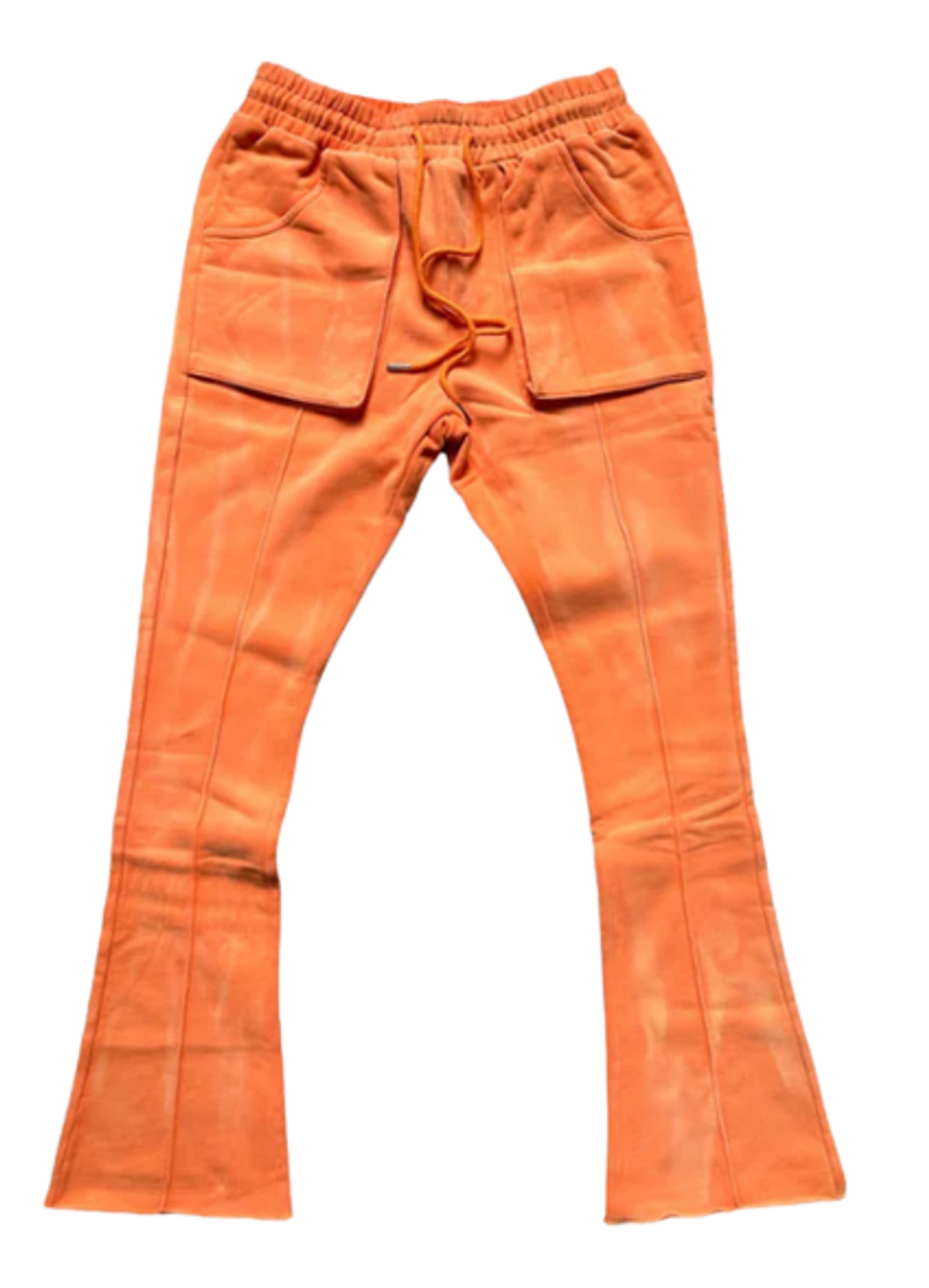 Hollywoodhunna Orange Wash Sweatpants | WHAT’S ON THE STAR?