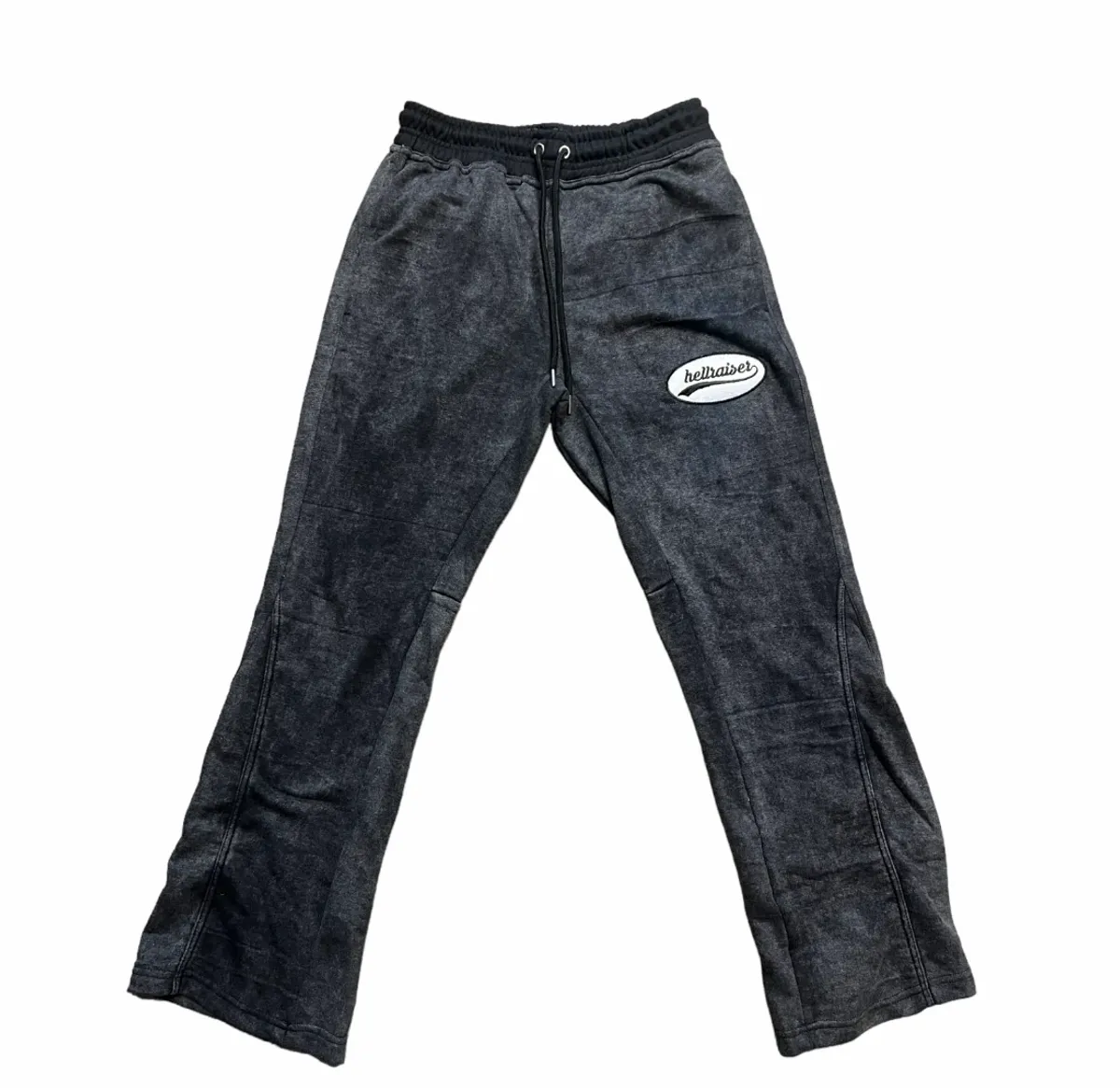 Hellraiser Acid Wash Sweats Black | WHAT’S ON THE STAR?