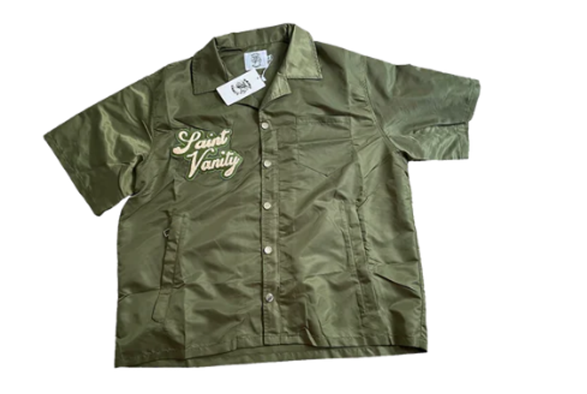 Saint Vanity Green Zip Up Shirt | WHAT’S ON THE STAR?