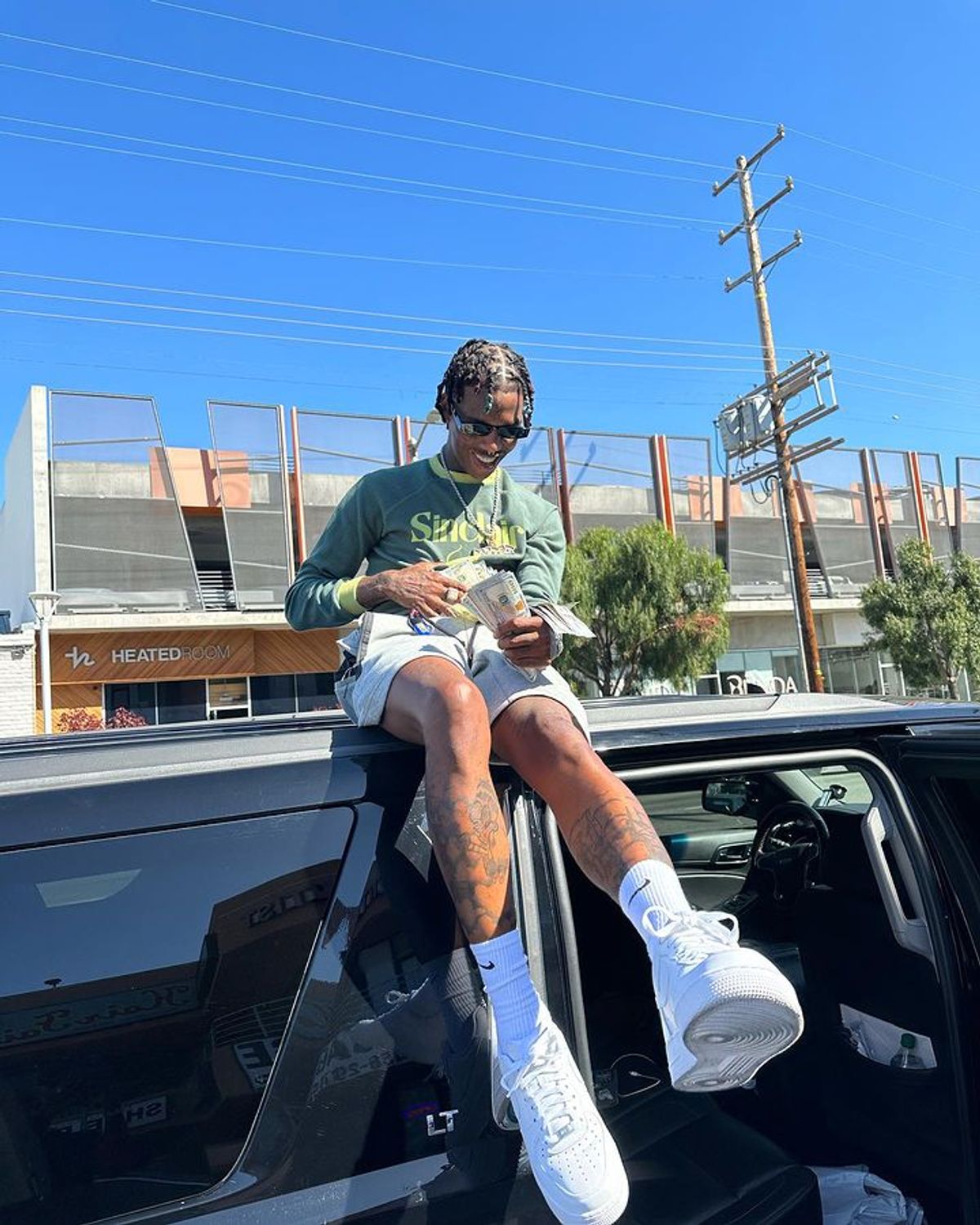 Famous Dex Outfit from October 15, 2023 | WHAT’S ON THE STAR?