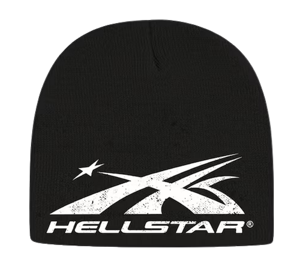 Hellstar Logo Black Beanie | WHAT’S ON THE STAR?