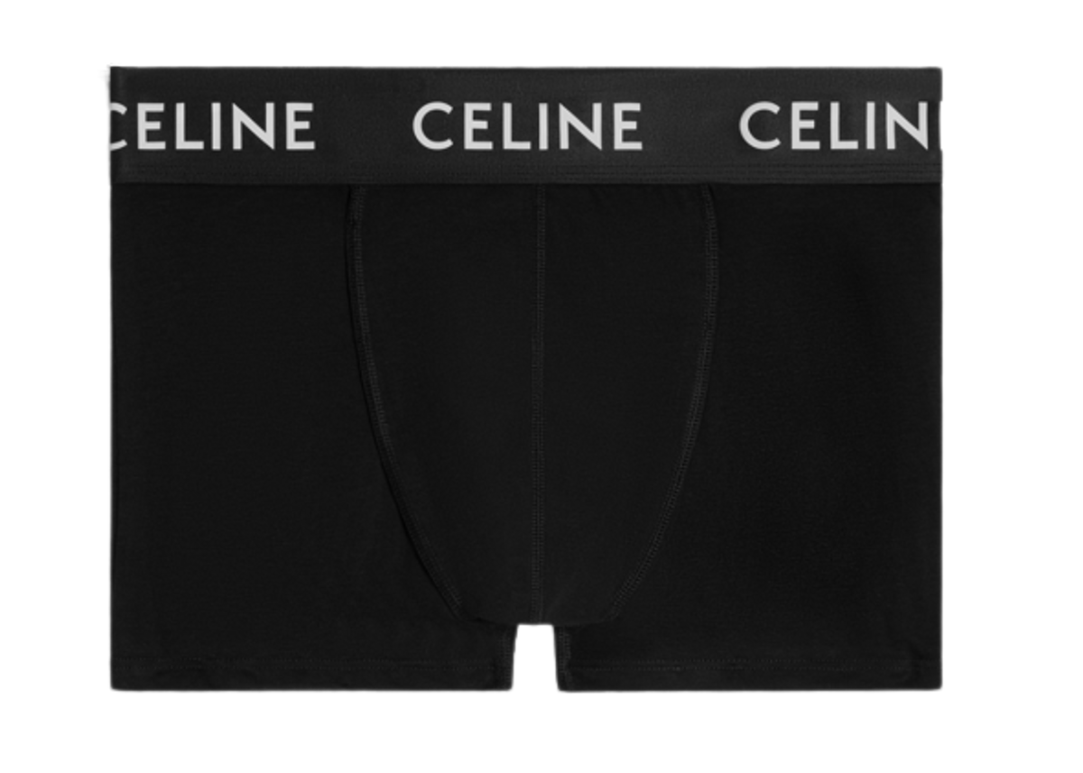 Celine Black Cotton Jersey Boxers | WHAT’S ON THE STAR?