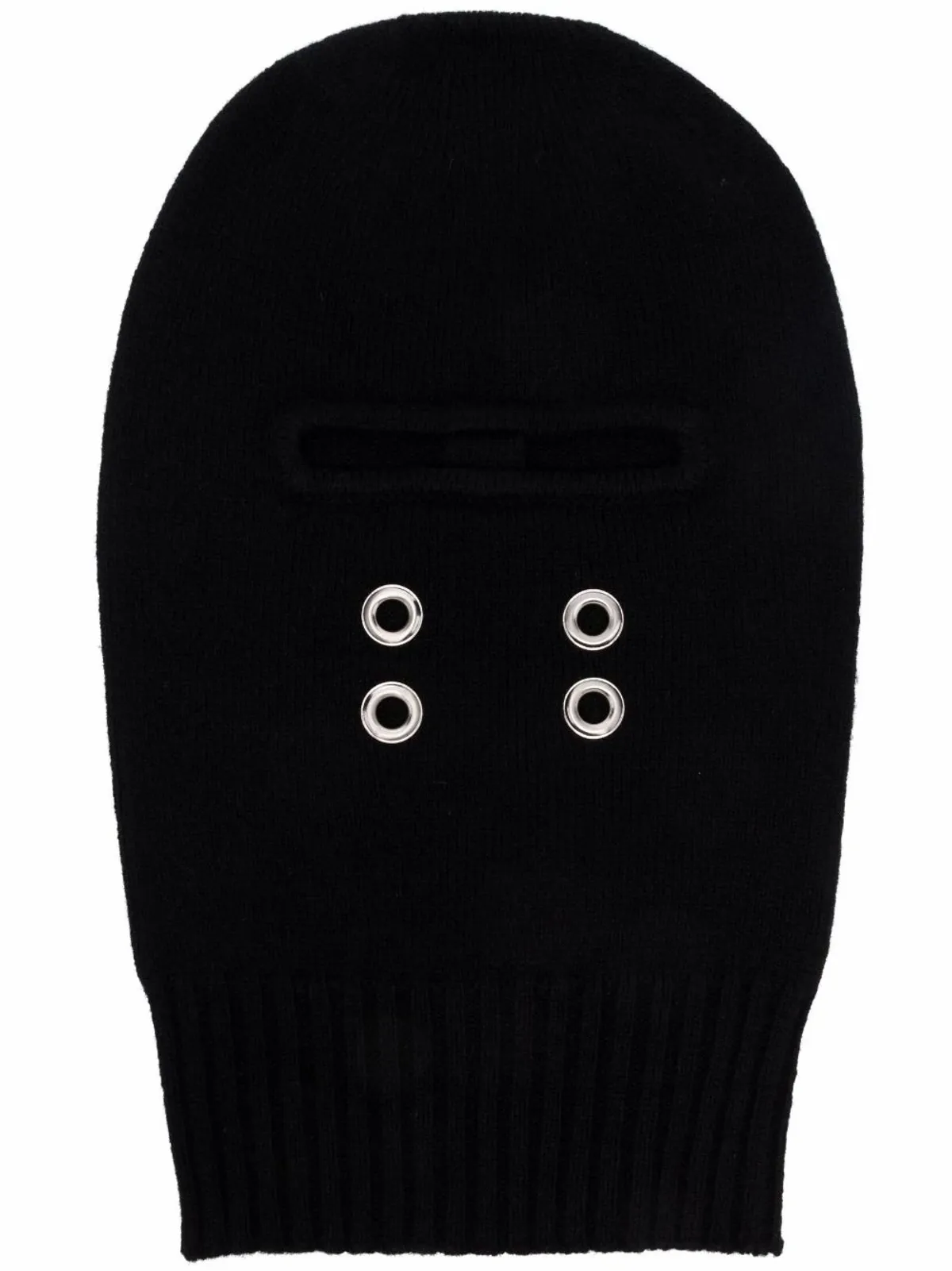 Rick Owens Gimp Cashmere Balaclava In Black | WHAT’S ON THE STAR?