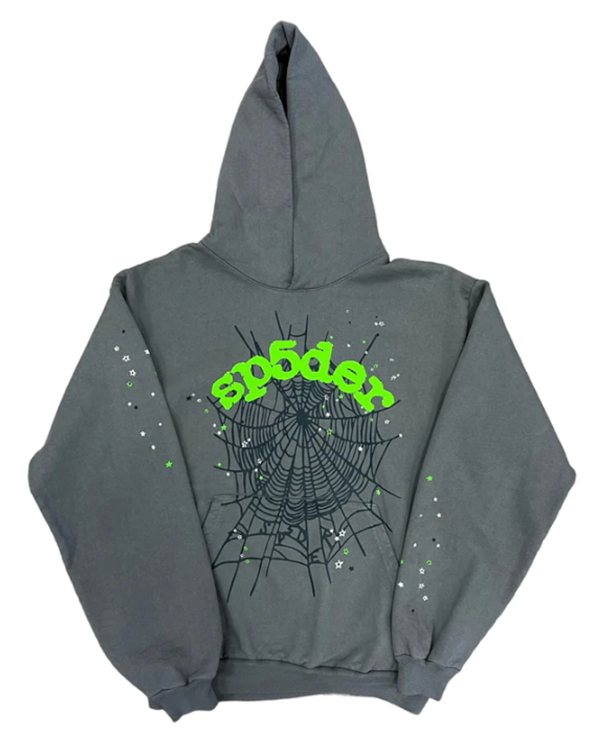 Spider Worldwide Green And Gray Hoodie | WHAT’S ON THE STAR?