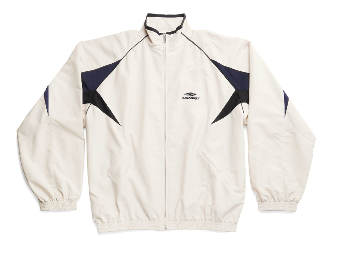 Balenciaga White 3B Sports Icon Medium Fit Tracksuit Jacket | WHAT’S ON ...