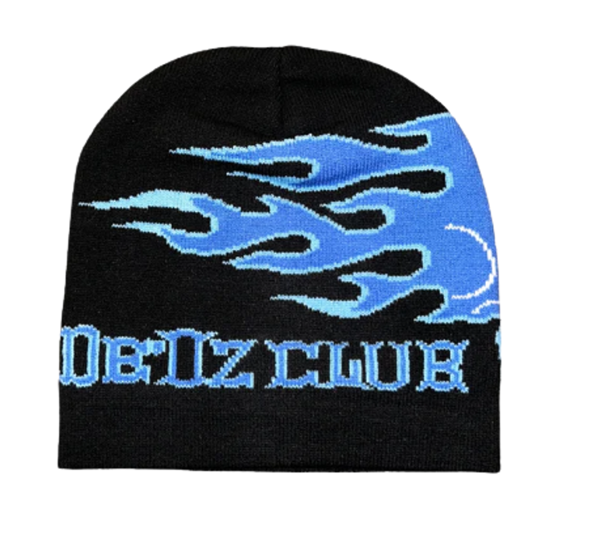 Deoz Club Blue Flame Skully Beanie | WHAT’S ON THE STAR?