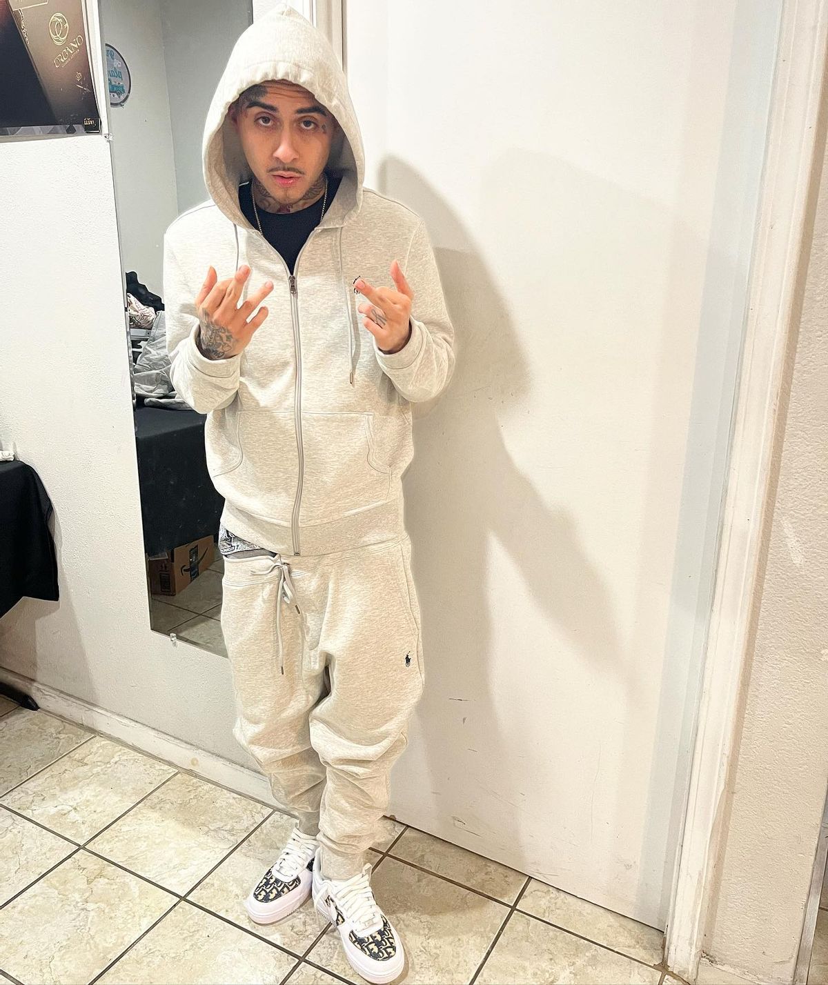 MoneySign Suede Outfit from November 3, 2023 | WHAT’S ON THE STAR?