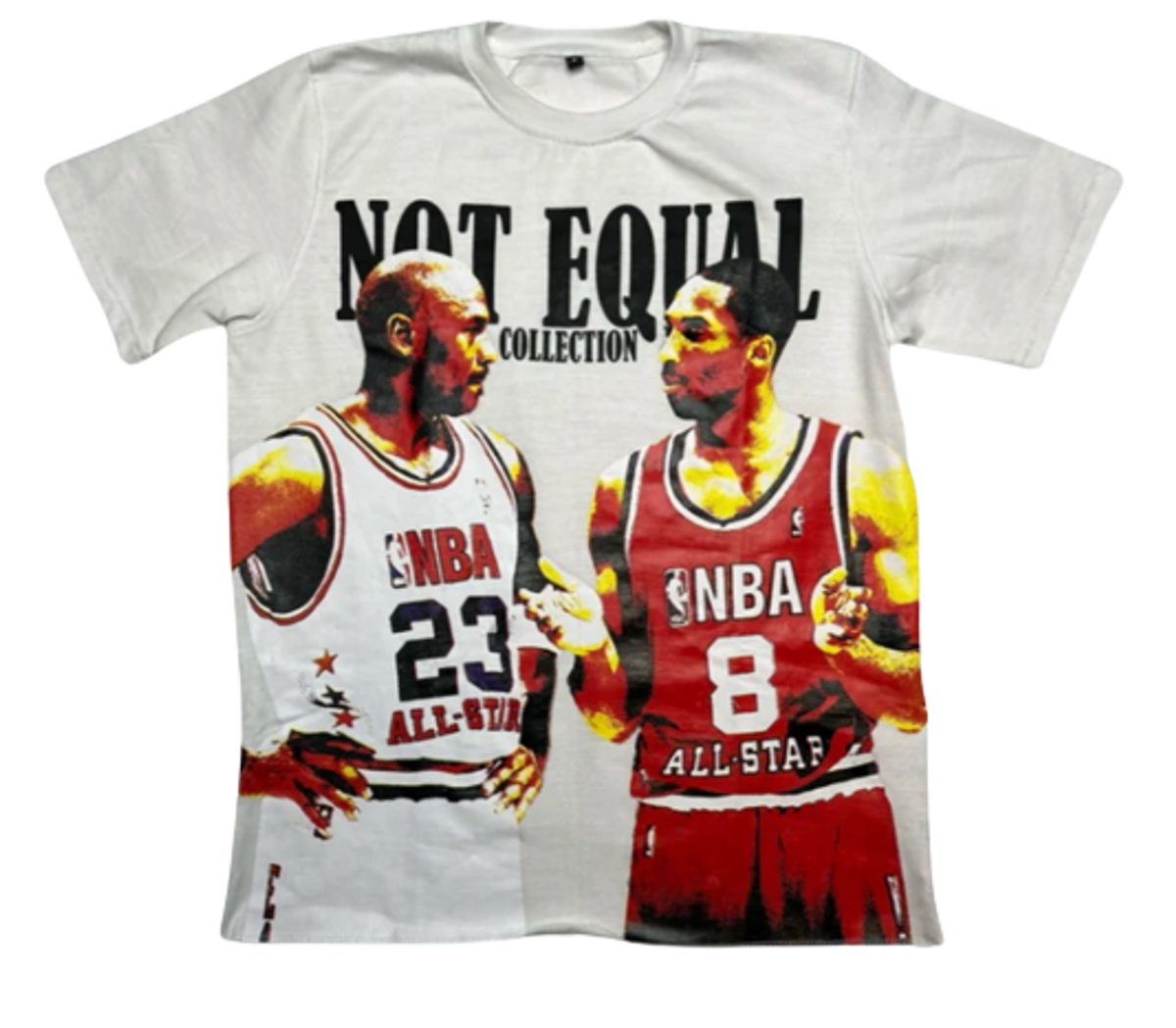 Not Equal Collection MJxKB White Red Tee | WHAT’S ON THE STAR?
