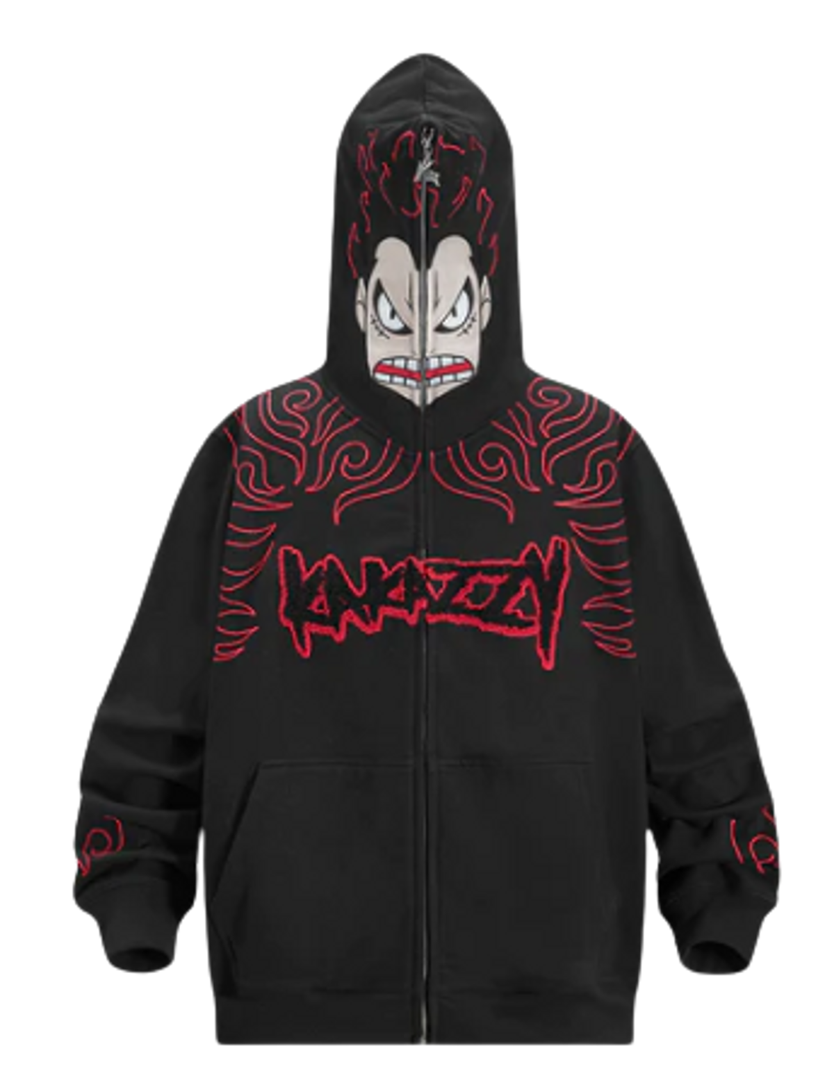 Kakazzy Full Zip Black Hoodie | WHAT’S ON THE STAR?