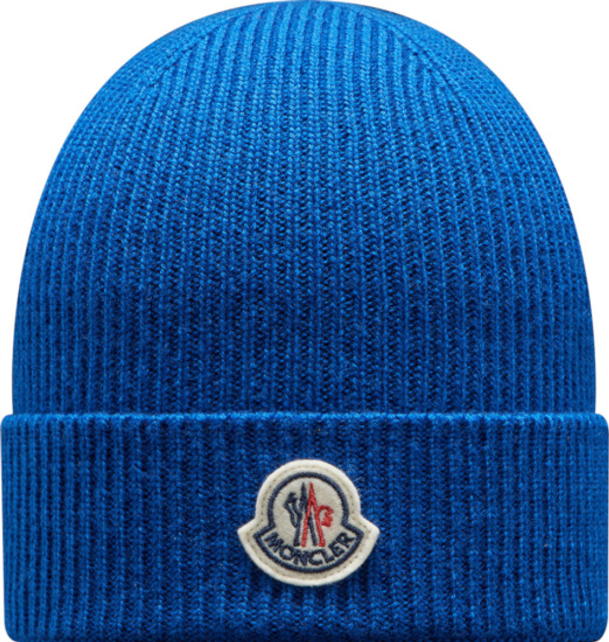 Moncler Royal Blue Logo Patch Beanie | WHAT’S ON THE STAR?