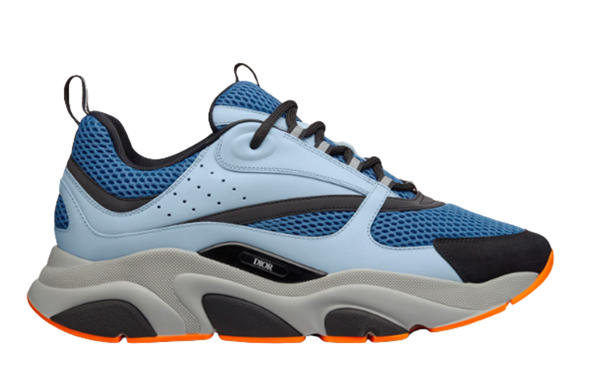 Dior Blue Technical Mesh B22 Sneakers | WHAT’S ON THE STAR?