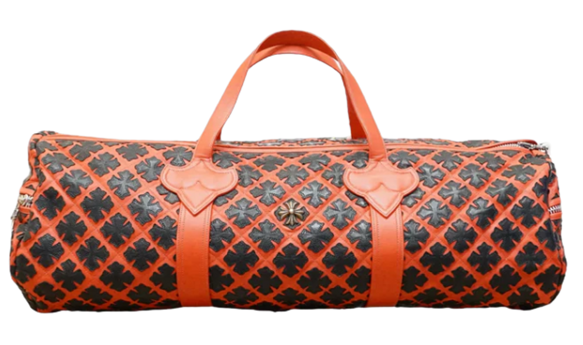 Chrome Hearts Leather Cross Red Duffle Bag | WHAT’S ON THE STAR?