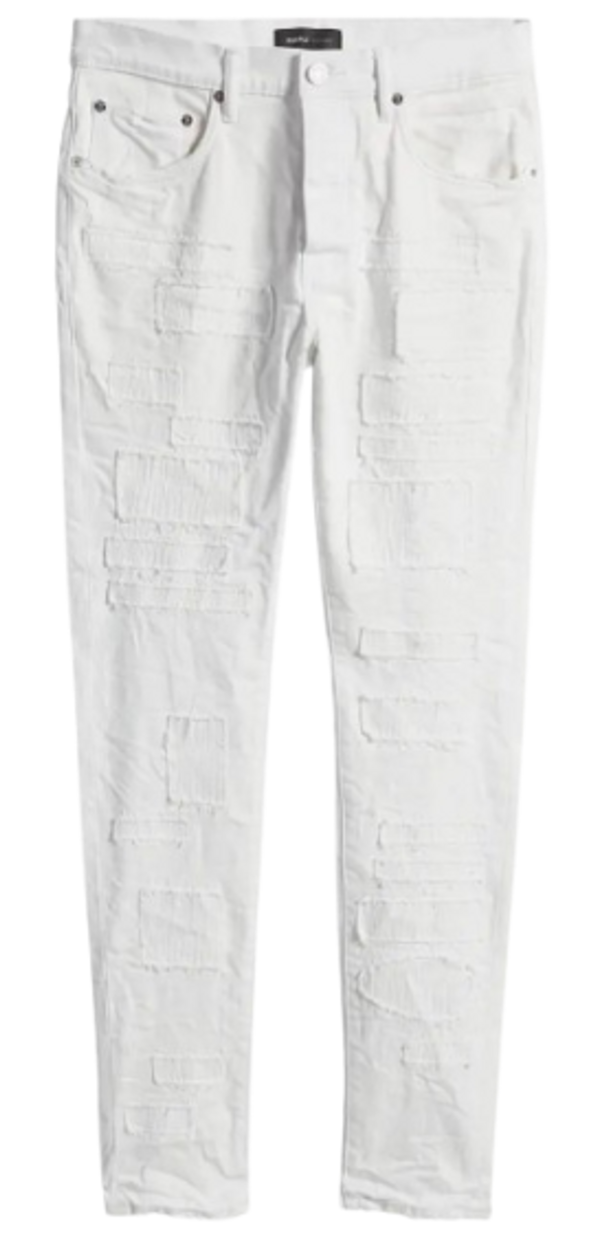 Purple Brand White Optic Patch Repair Stretch Skinny Jeans | WHAT’S ON ...