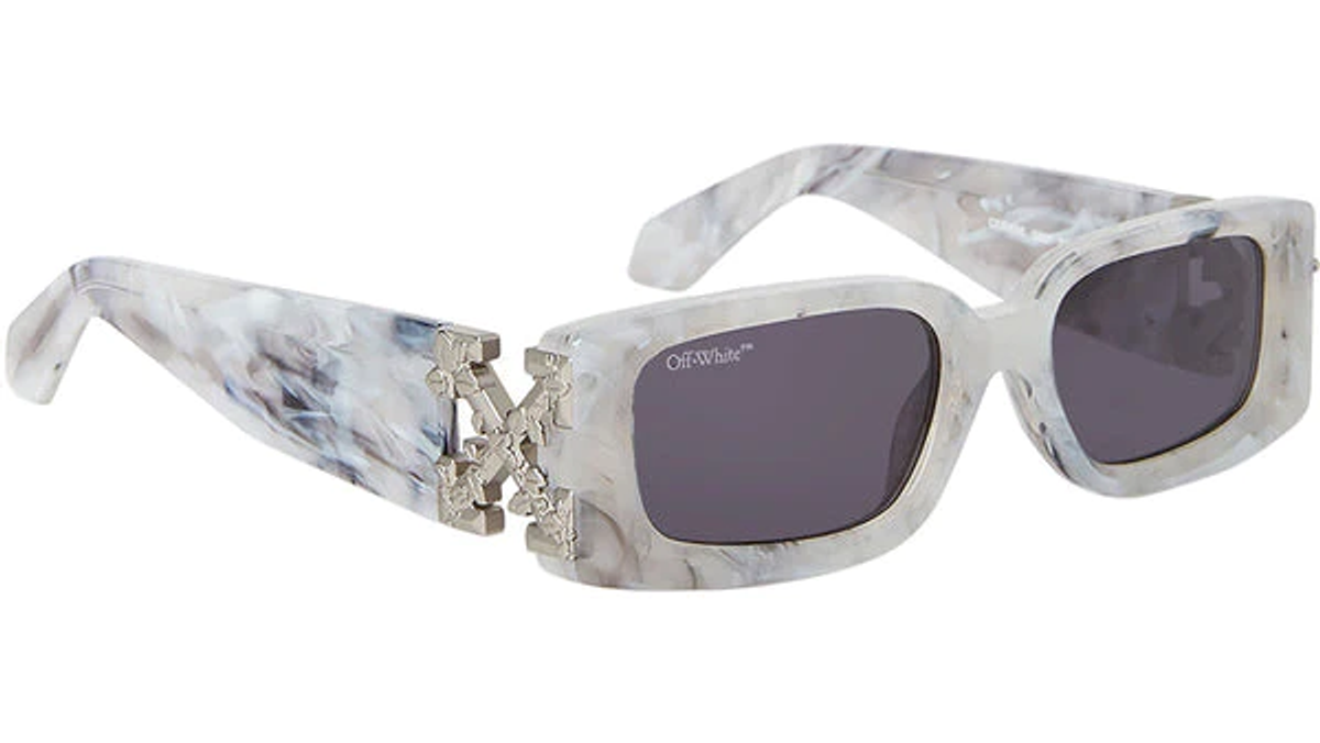 Off-White Off-White Roma Marble Sunglasses | WHAT’S ON THE STAR?