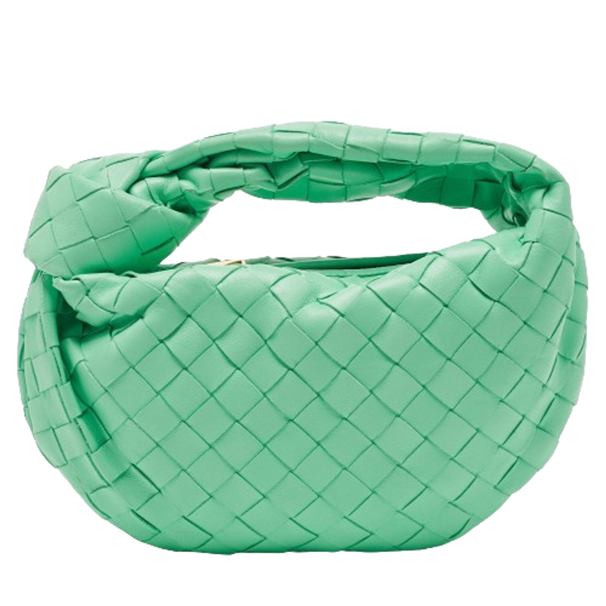 Bottega Veneta Light Green Intrecciato Leather Mini BV Jodie Bag | WHAT ...