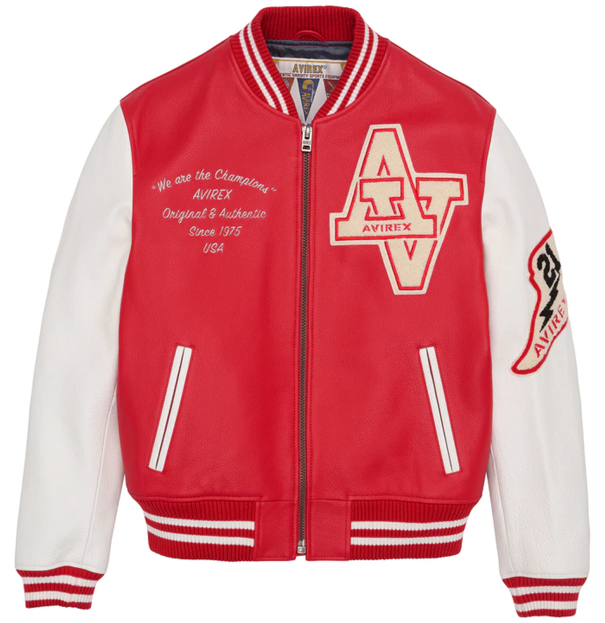 Avirex Red Wildcat Varsity Jacket | WHAT’S ON THE STAR?