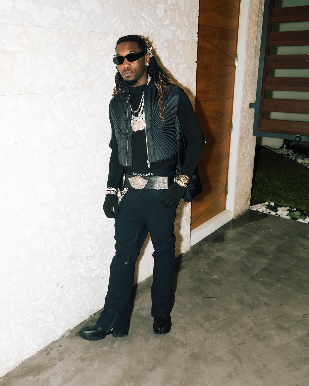 Offset Outfit from December 16, 2023 | WHAT’S ON THE STAR?