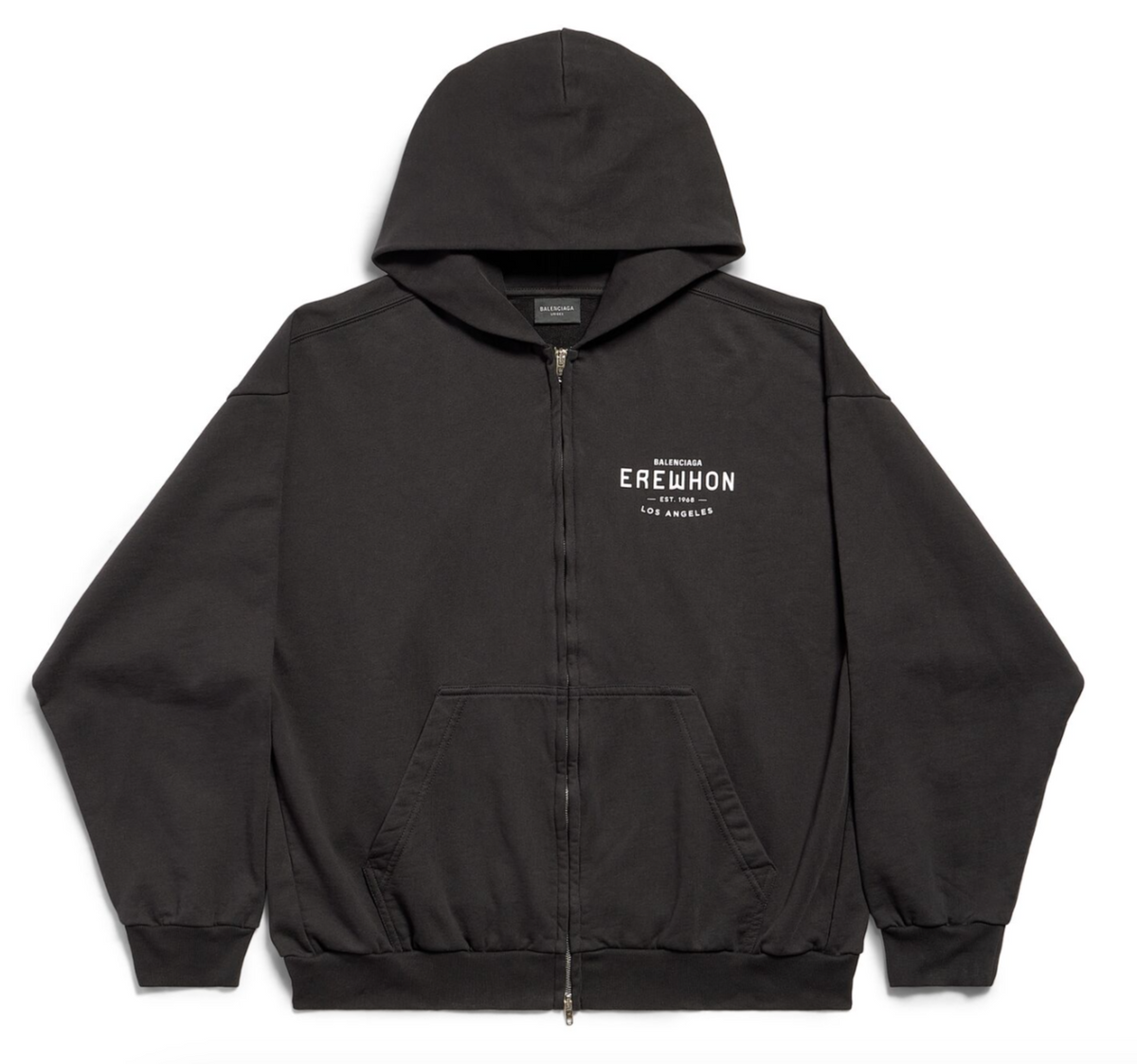 Erewhon Market Logo Black Zip-Up Hoodie | WHAT’S ON THE STAR?