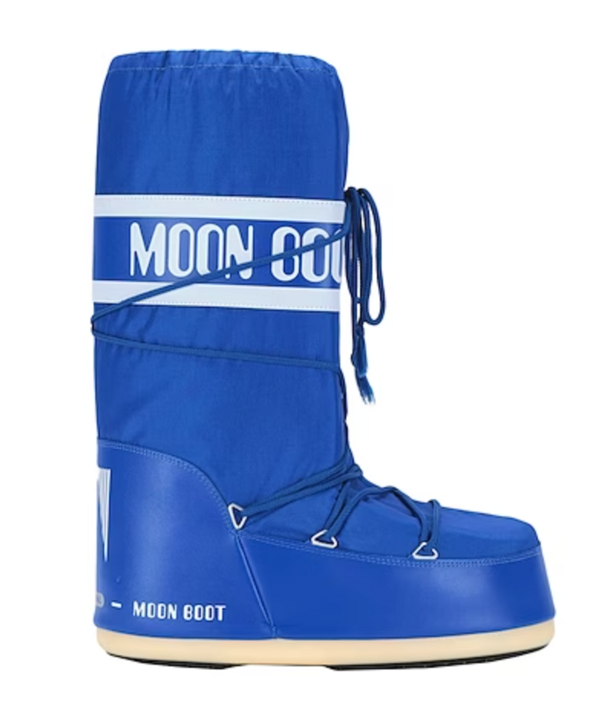 Moon Boot Mens Blue Icon Branded Nylon Snow Boots M | WHAT’S ON THE STAR?