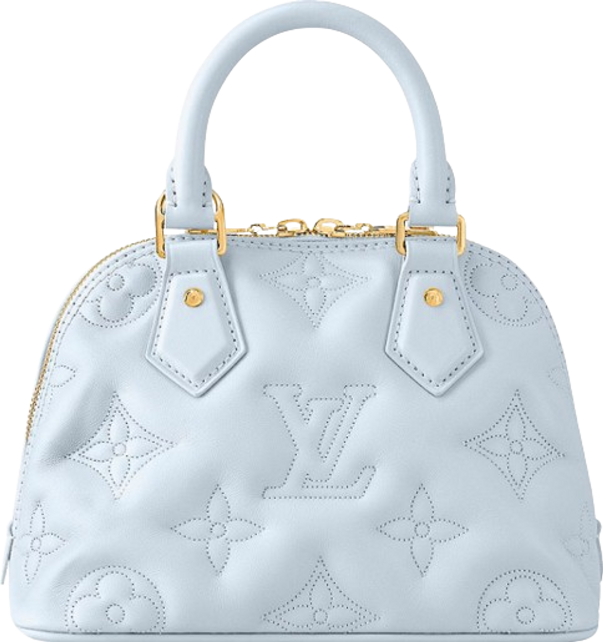 Louis Vuitton Light Blue Monogram Quilted 'Alma' Bag | WHAT’S ON THE STAR?