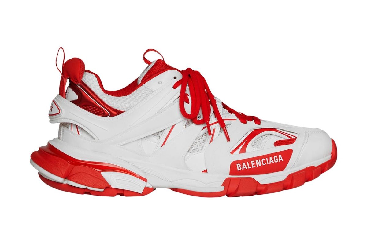 Balenciaga Track Red White In Red/white | WHAT’S ON THE STAR?