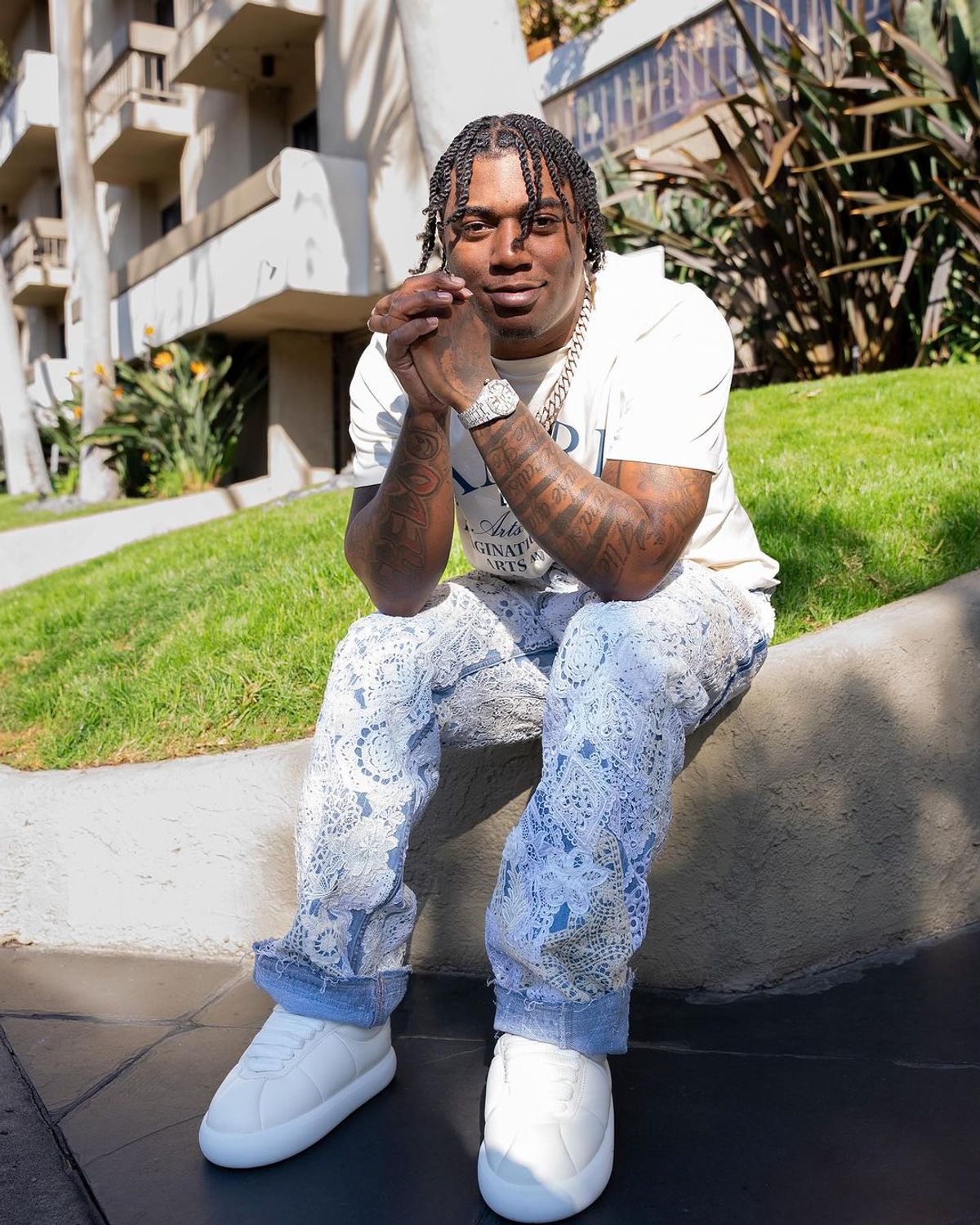 Fredo Bang Outfit from January 11, 2024 | WHAT’S ON THE STAR?