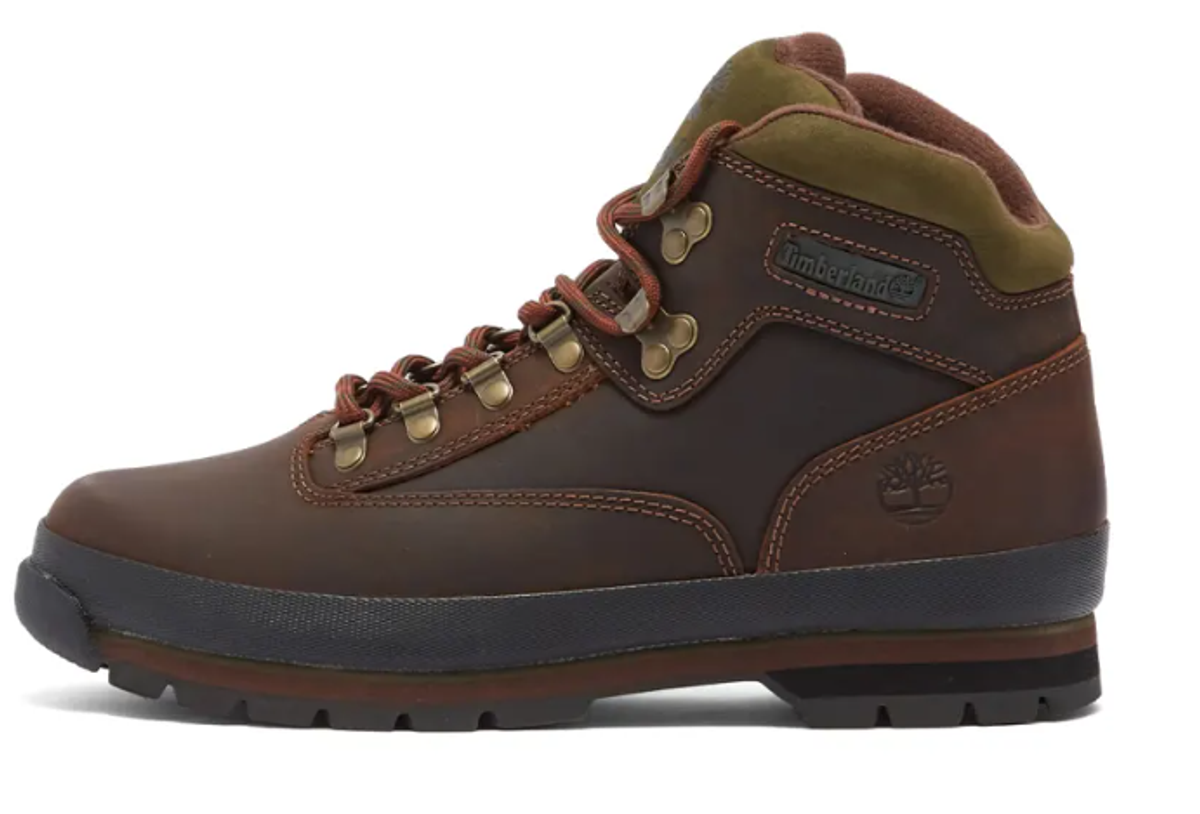 Timberland Medium Brown Full Grain Euro Hiker Leather Boots | WHAT’S ON ...