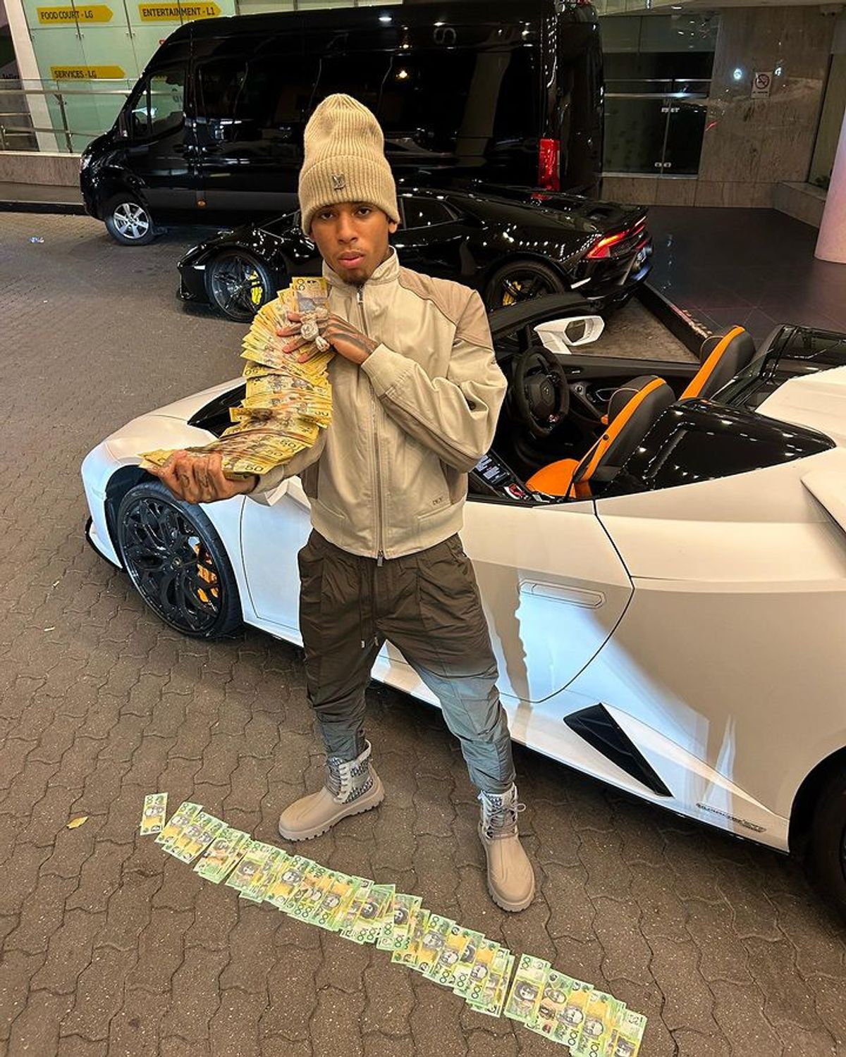 NLE Choppa Outfit from January 14, 2024 | WHAT’S ON THE STAR?