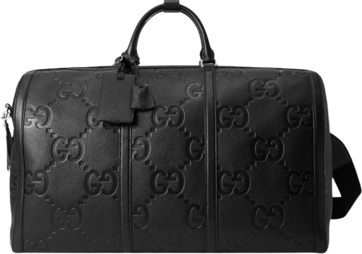 Gucci Black Jumbo Leather Travel Bag | WHAT’S ON THE STAR?