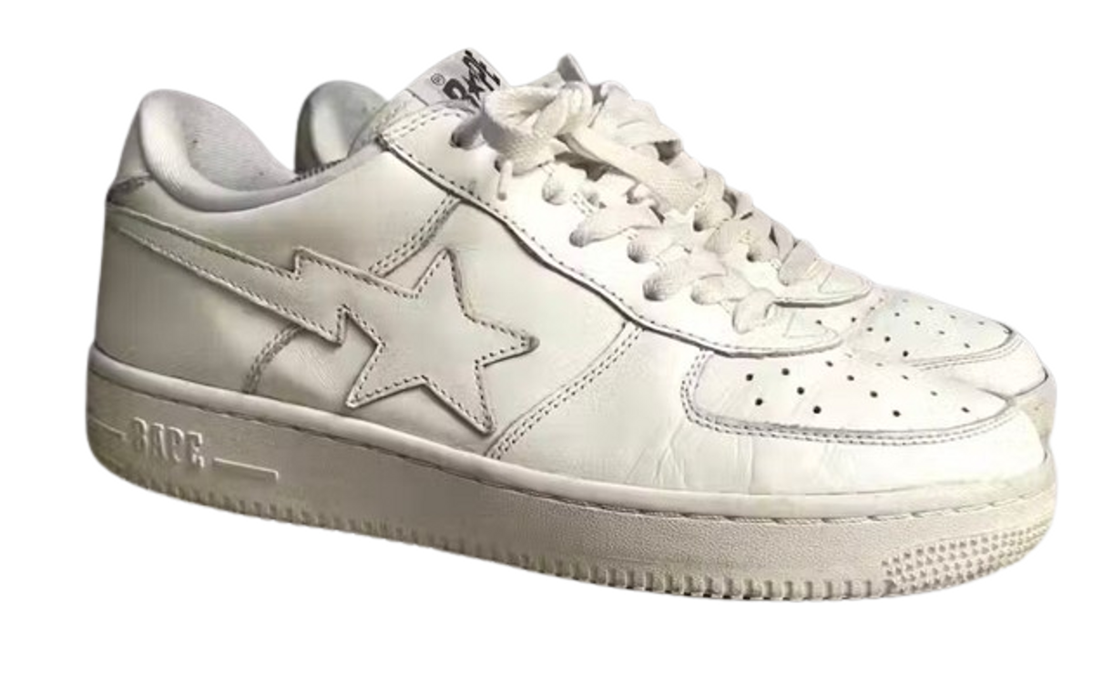 Bape OG White Bapesta Sneakers | WHAT’S ON THE STAR?