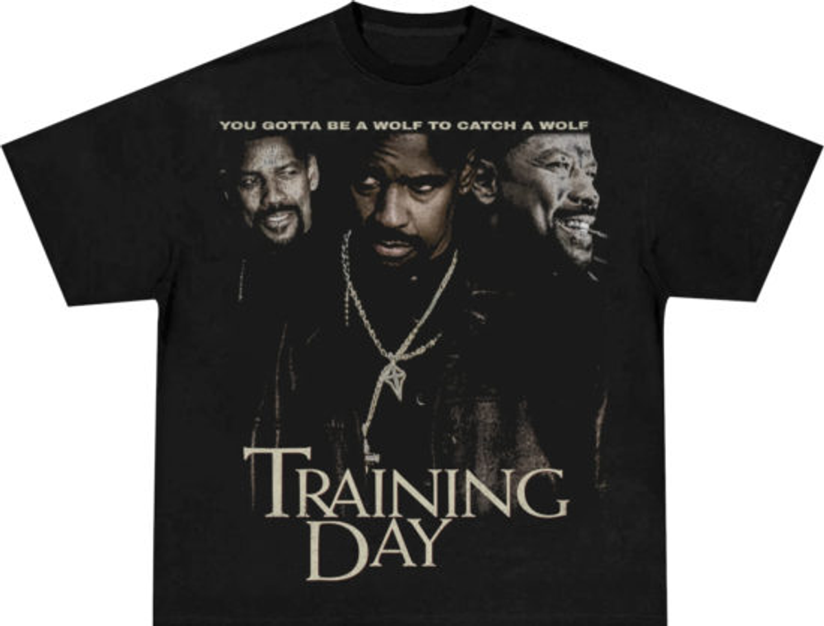Vintage Training Day Black To Catch A Wolf T-Shirt | WHAT’S ON THE STAR?