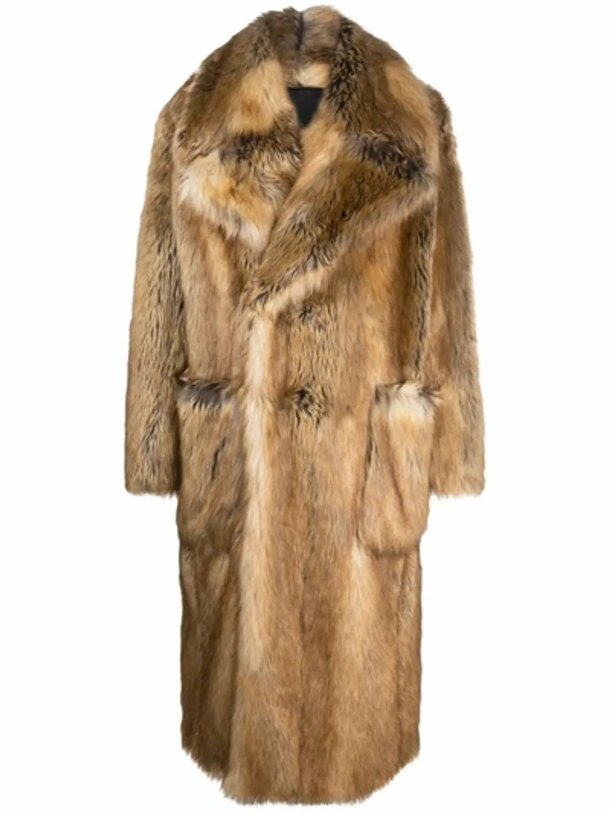 Givenchy Faux Fur Coat In Brown | WHAT’S ON THE STAR?