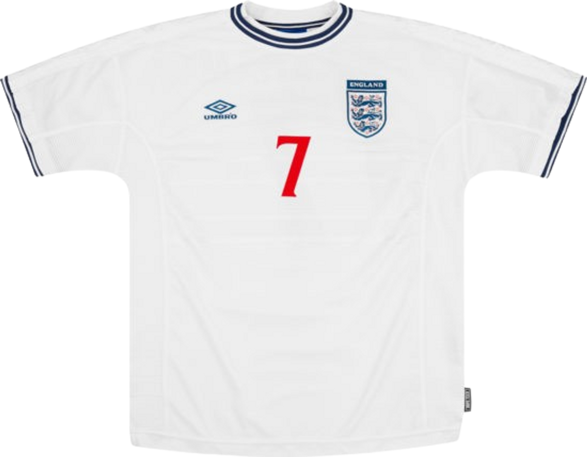 Umbro 2000 England #7 Beckham Home Kit | WHAT’S ON THE STAR?