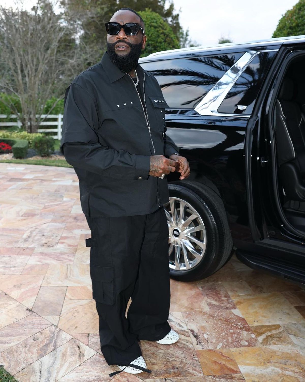 Rick Ross Outfit from January 27, 2024 | WHAT’S ON THE STAR?
