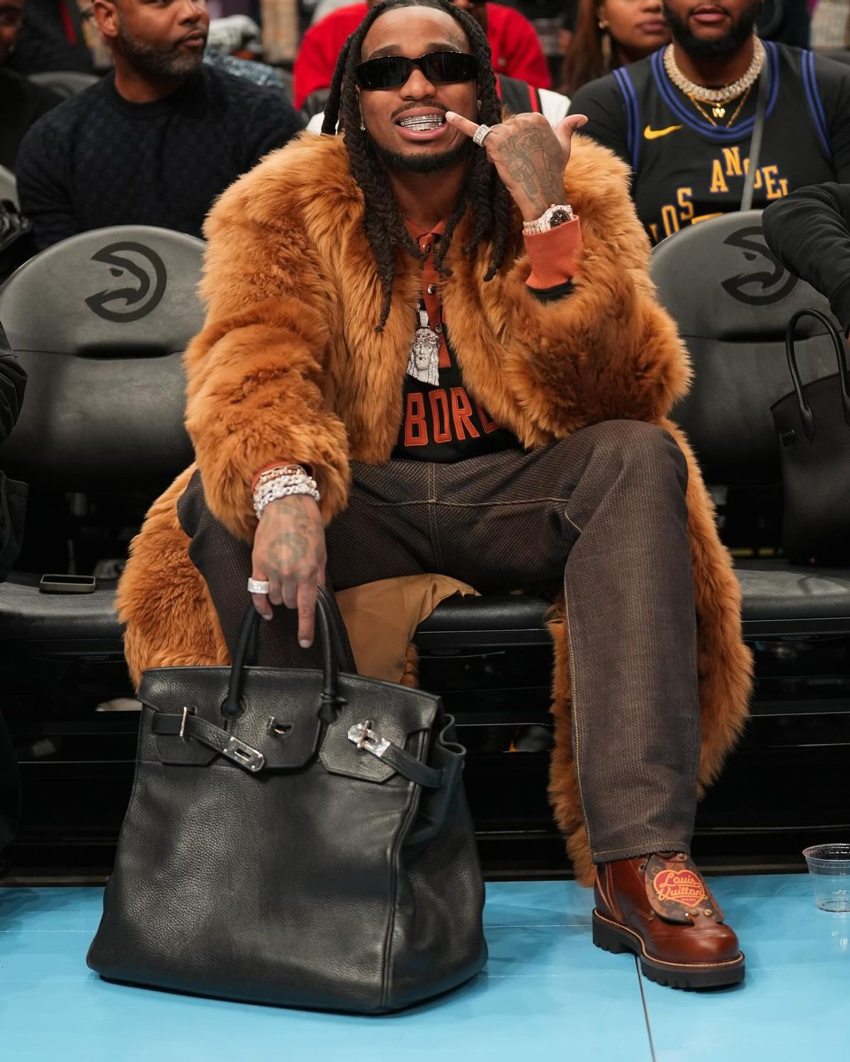 Quavo Outfit from February 2, 2024 | WHAT’S ON THE STAR?