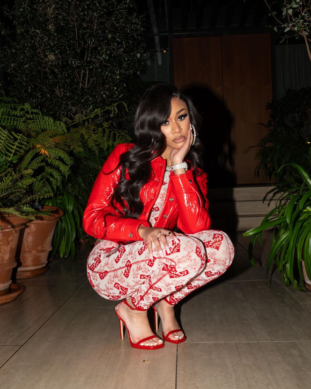 Lakeyah Outfit from February 4, 2024 | WHAT’S ON THE STAR?