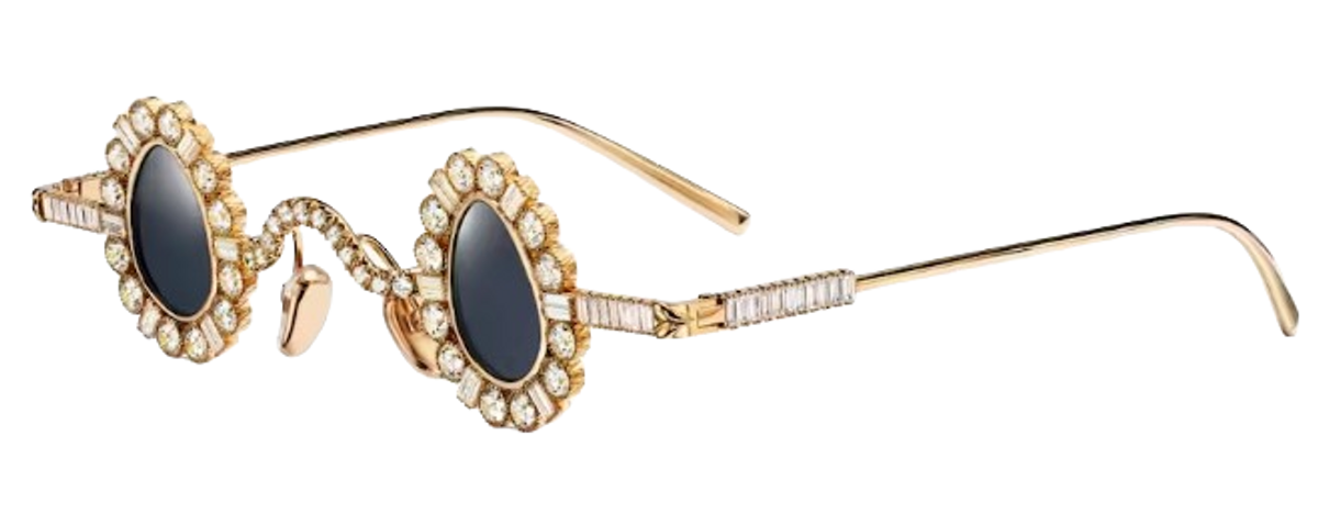 Tiffany&Co × Pharrell 18k Yellow Gold And Diamonds Sunglasses | WHAT’S ...