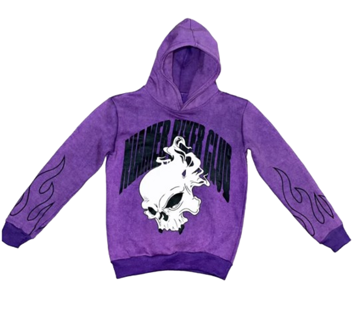 Niamer Purple Biker Club Hoodie | WHAT’S ON THE STAR?