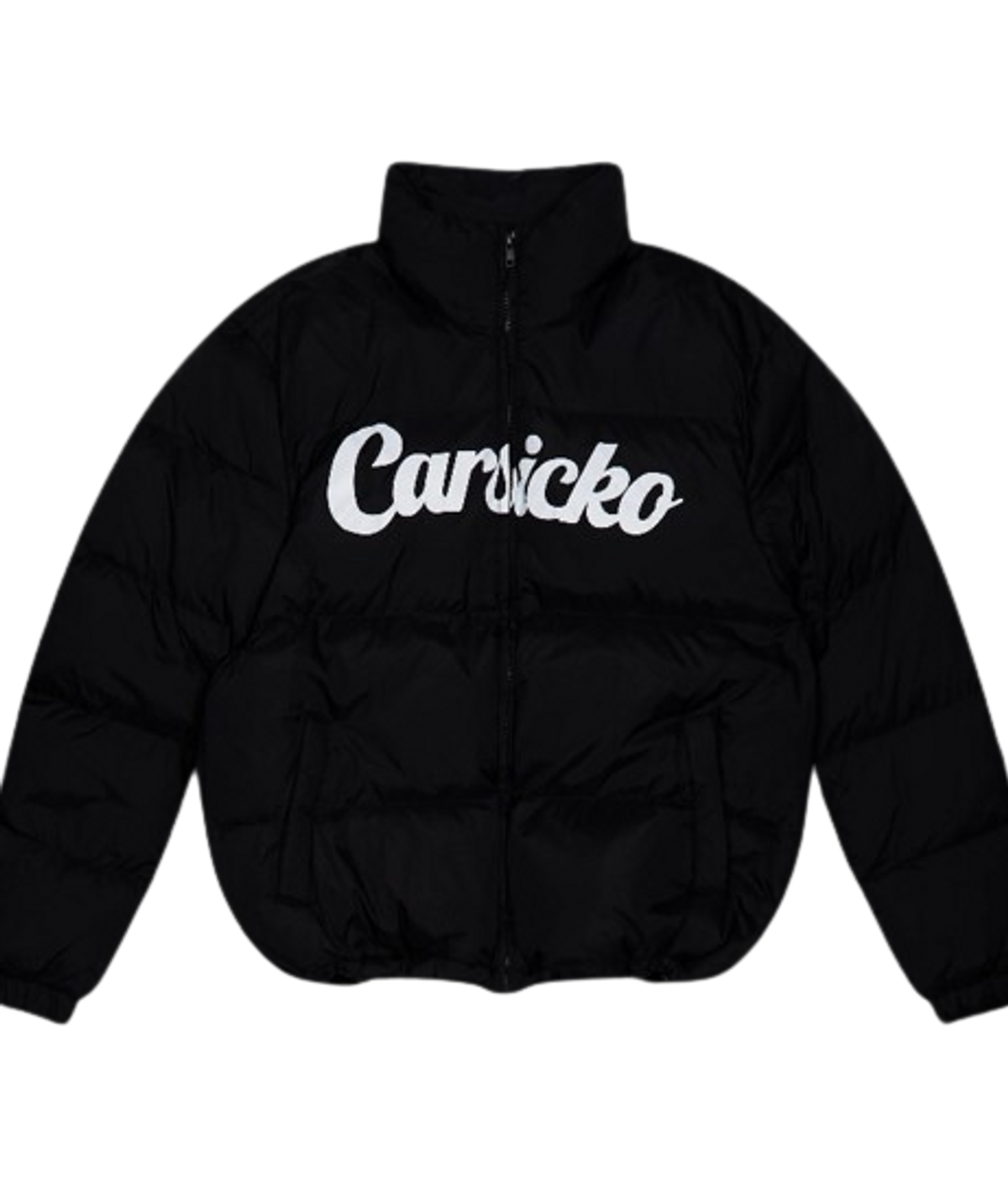 Carsicko Black Logo Puffer Jacket | WHAT’S ON THE STAR?