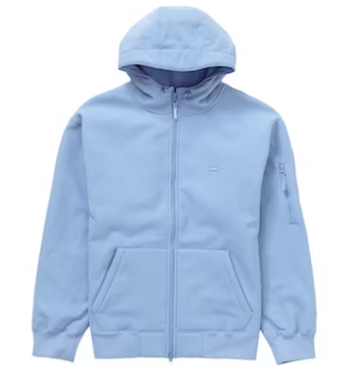Supreme Light Blue Windstopper Zip Up Hoodie | WHAT’S ON THE STAR?
