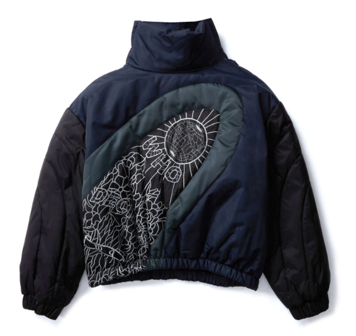 Who Decides War Diagonal Glass Puffer Jacket | WHAT’S ON THE STAR?